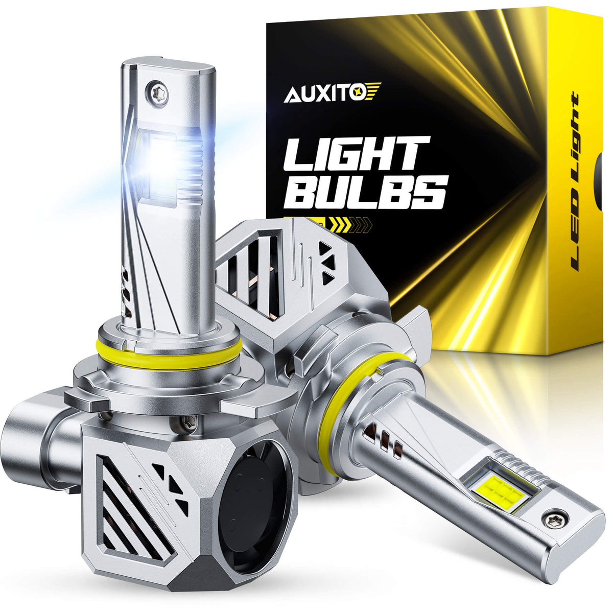 AUXITO A1 Ultra Series 9012 HIR2 LED Headlight Bulbs, 24000LM 150W, Di