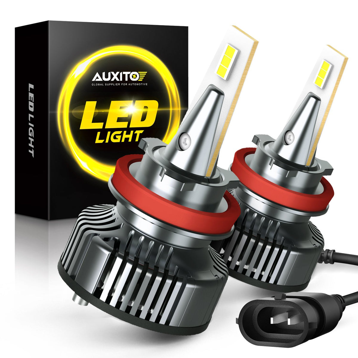 H11 LED Bulb Headlight Forward Lighting 400% Brighter, Mini Size, 80W ...